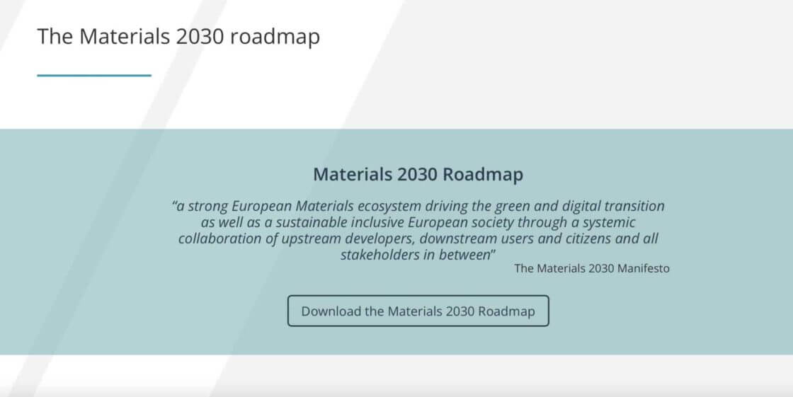 The final version of the Materials 2030 Roadmap is now available – BEDA
