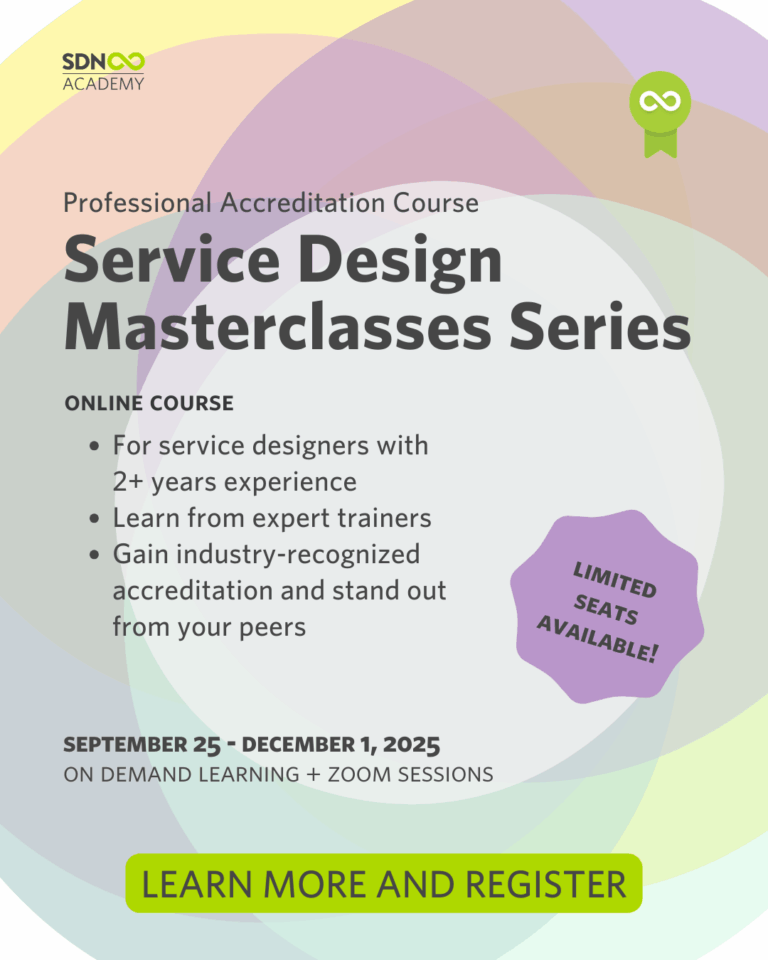 Service Design Masterclasses Series – BEDA